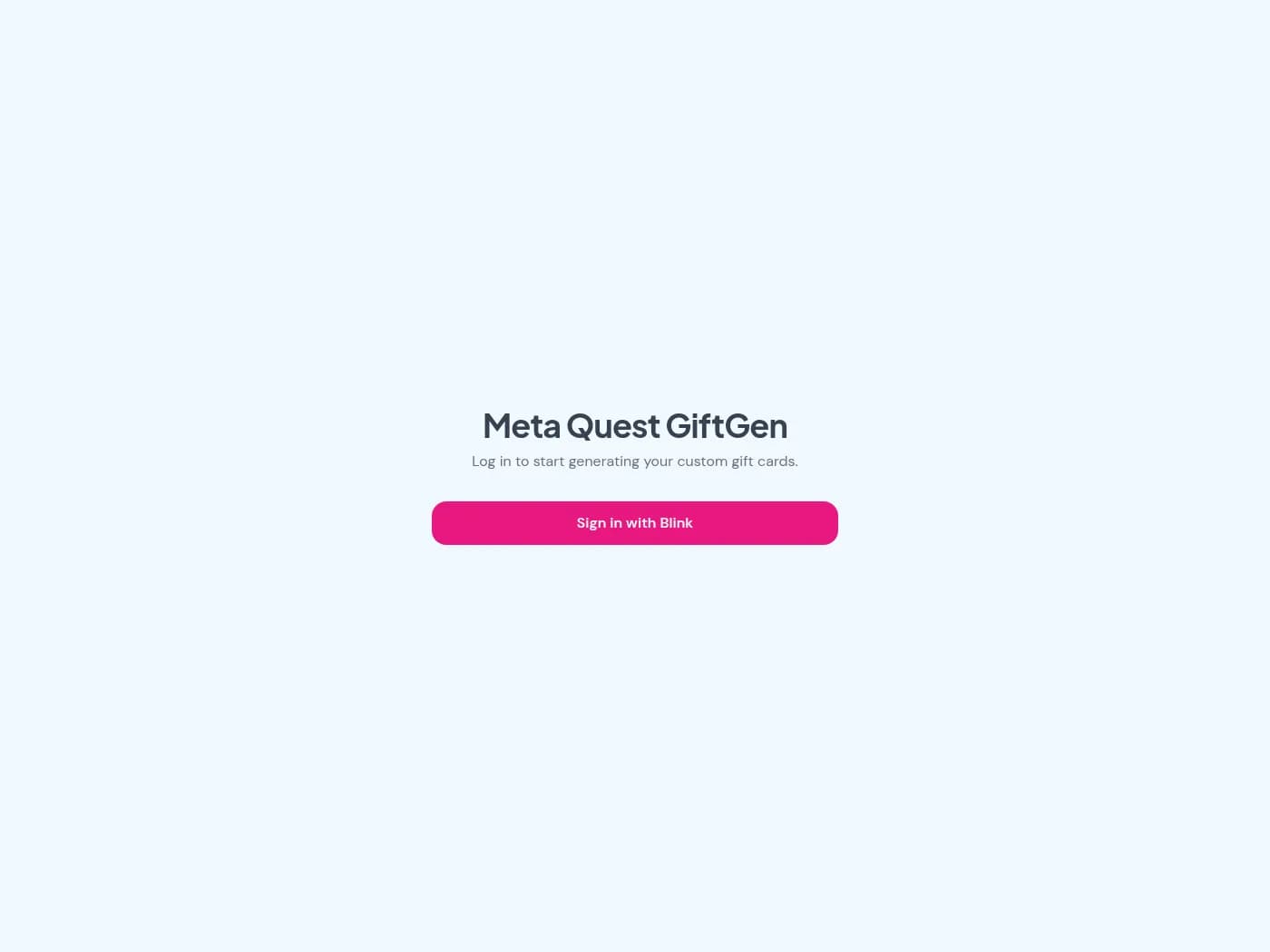 Meta Quest GiftGen