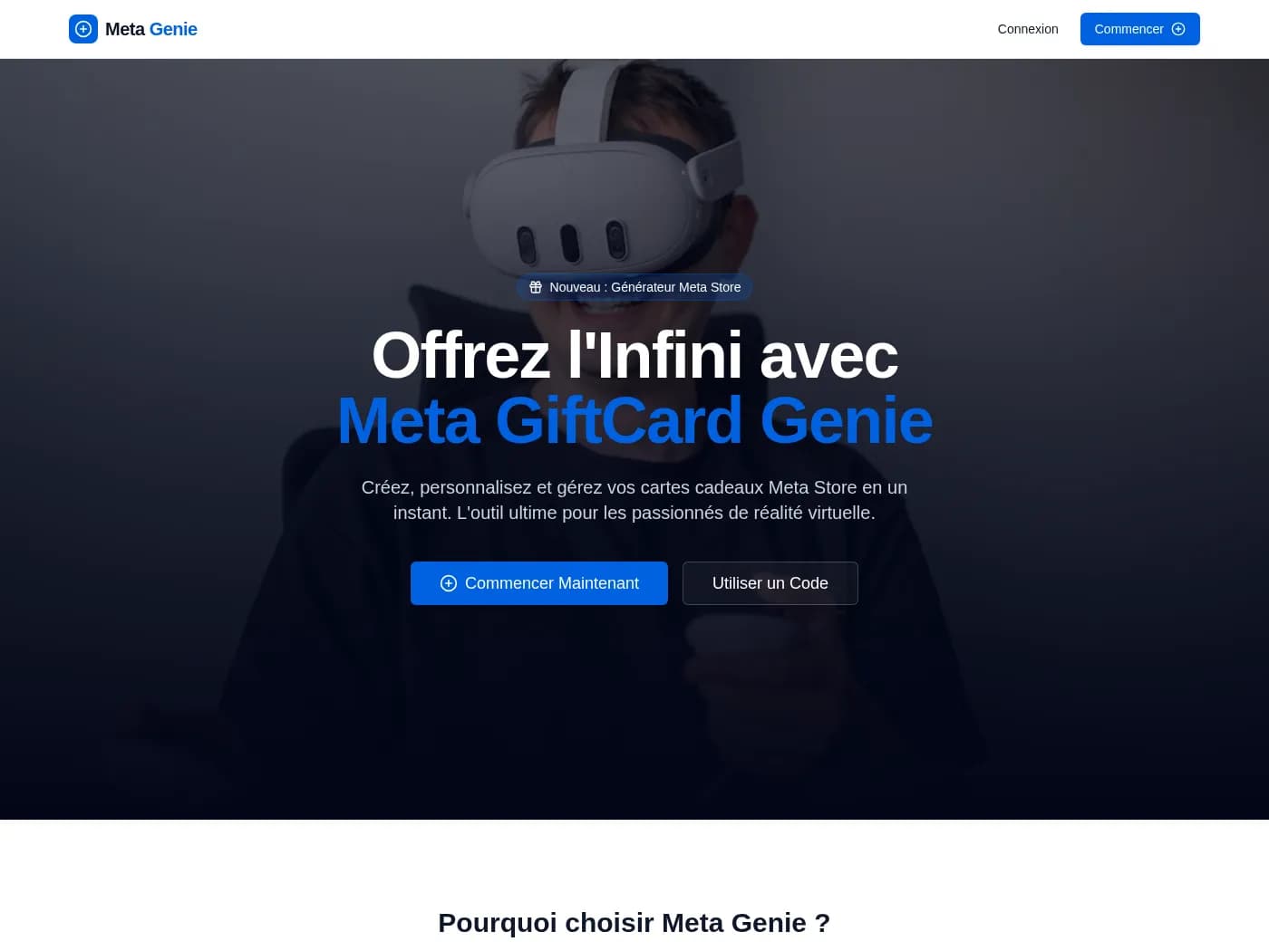 Meta Store GiftCard Genie