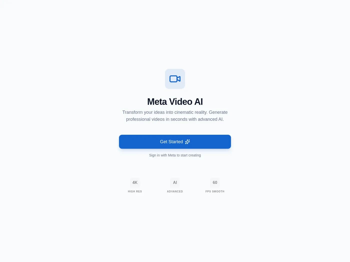 Meta Video Creator AI