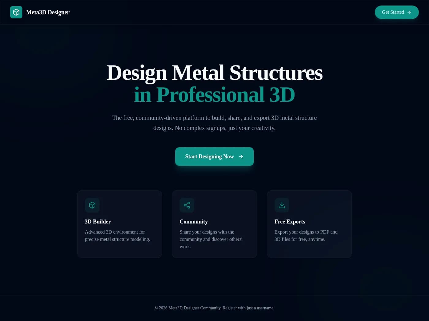 Meta3D Designer Community
