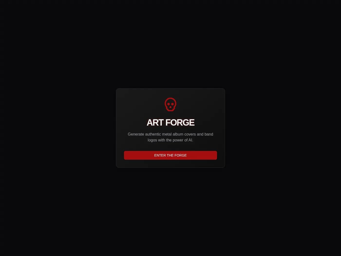 Metal Album Art Forge