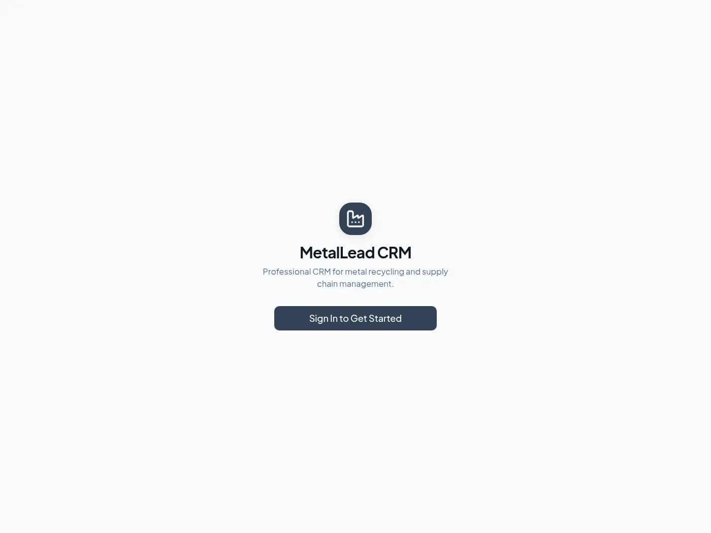 MetalLead CRM