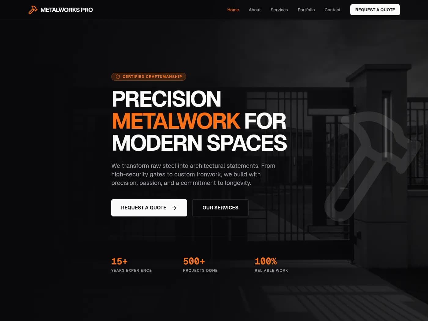 MetalWorks Pro Site
