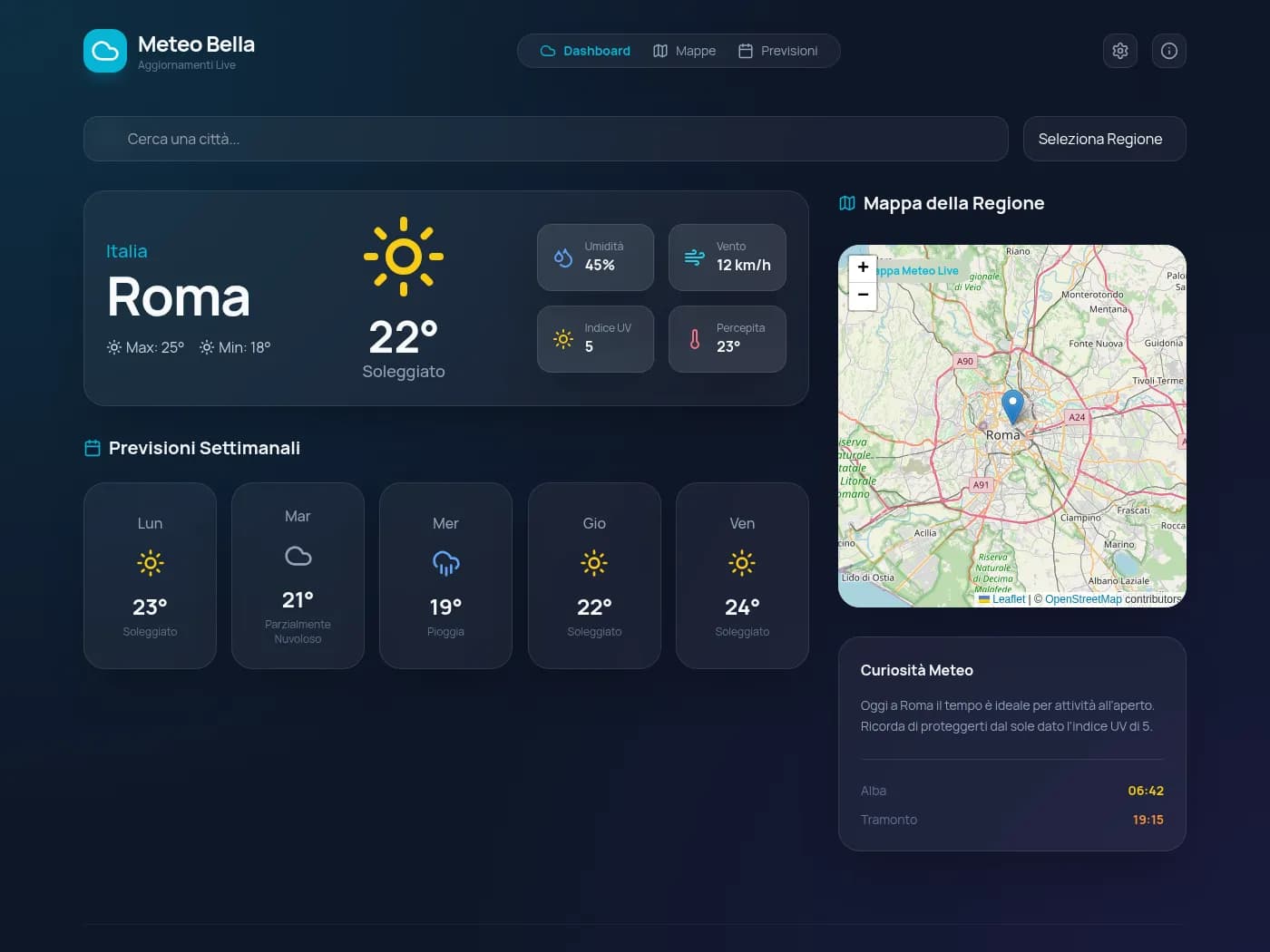 Meteo Bella App