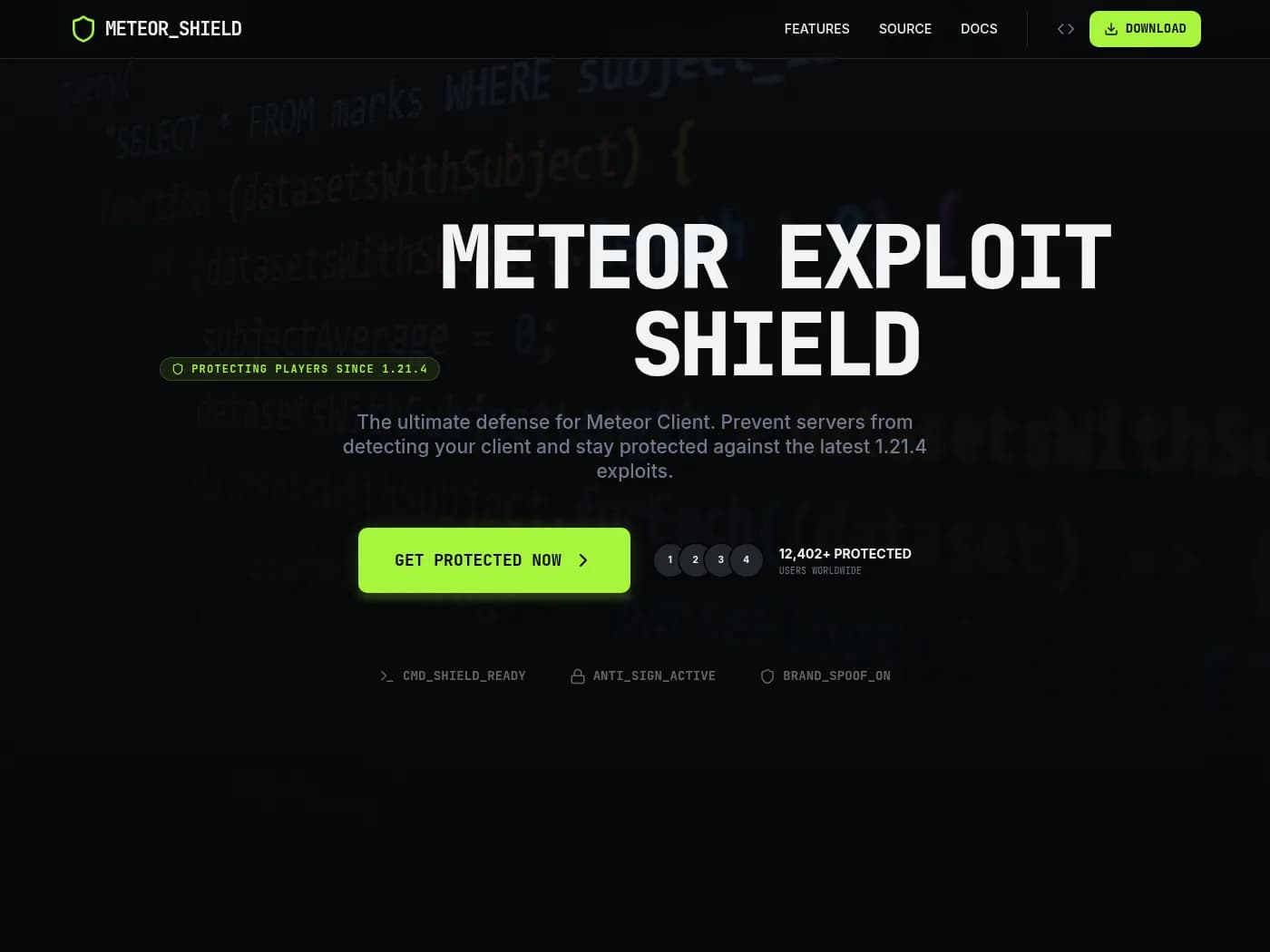 Meteor Exploit Shield