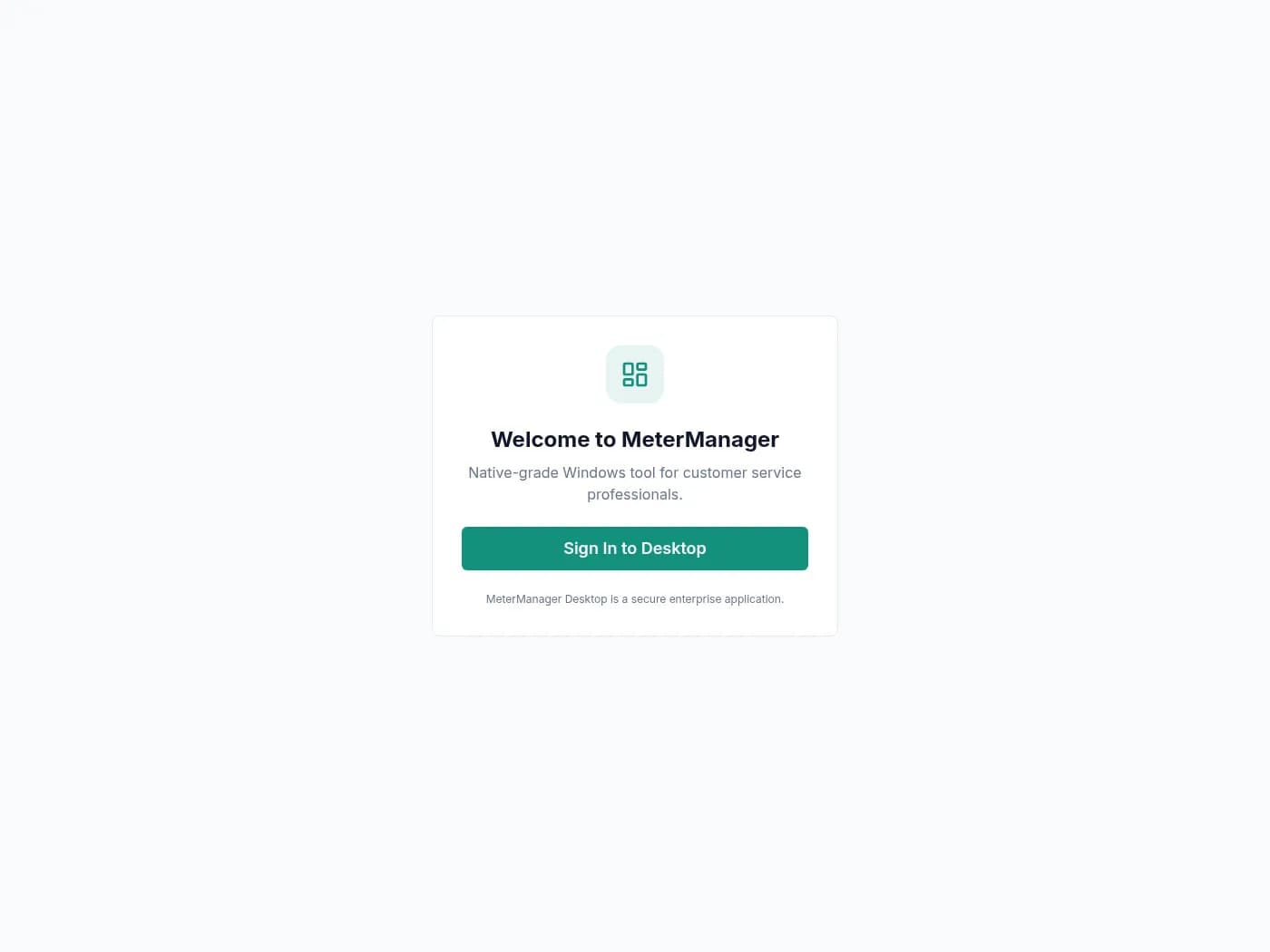 MeterManager Desktop