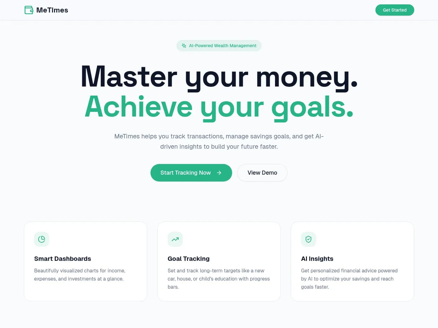 MeTimes Finance Tracker