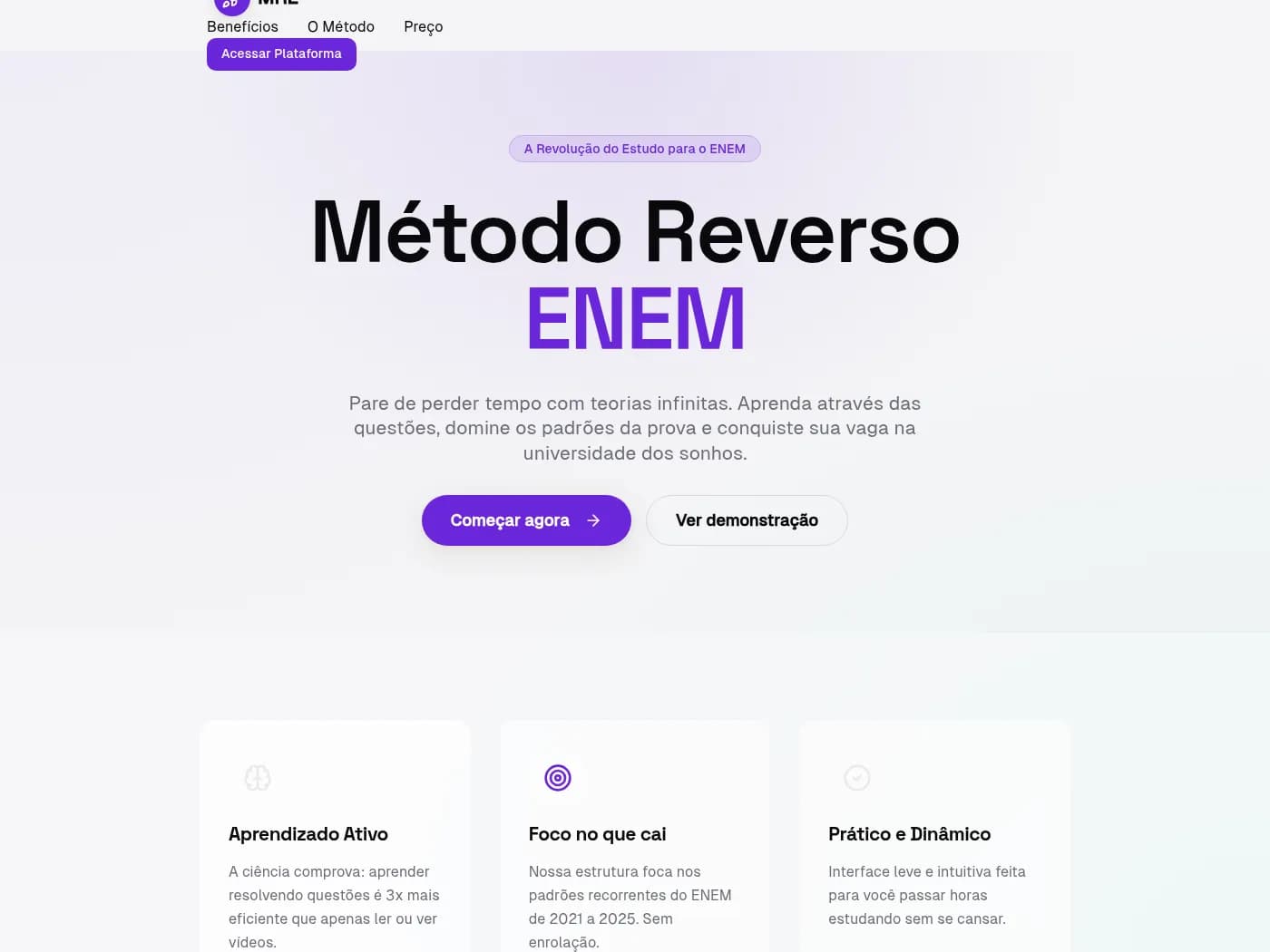Método Reverso ENEM