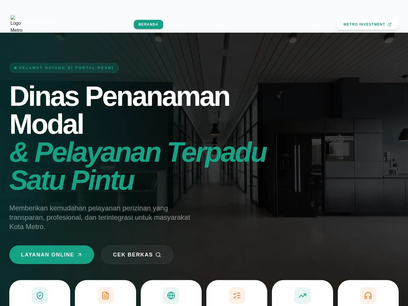 Metro DPMPTSP Portal