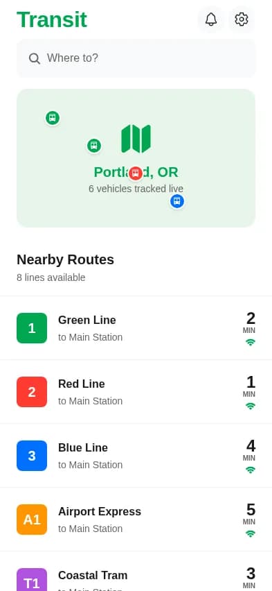 MetroMap Transit App