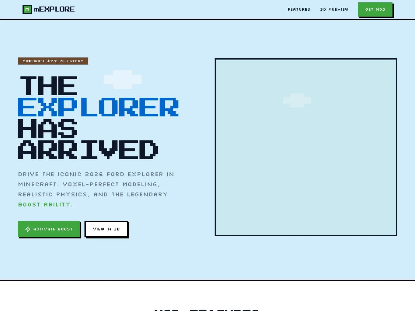 mEXPLORE Minecraft Mod