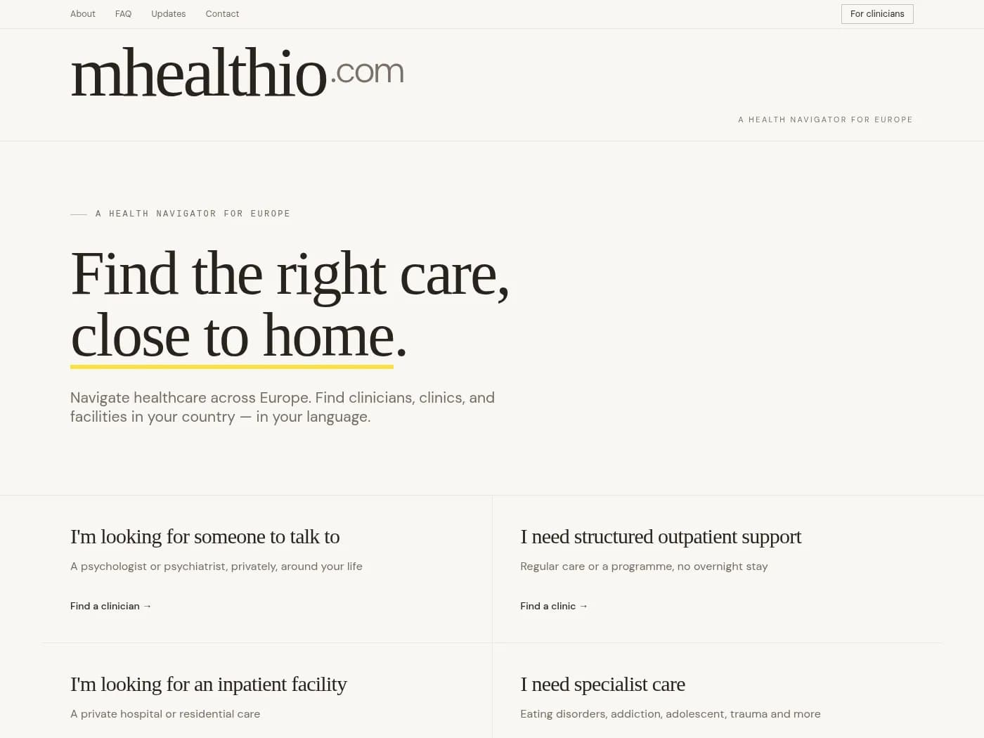 mhealthio Health Navigator