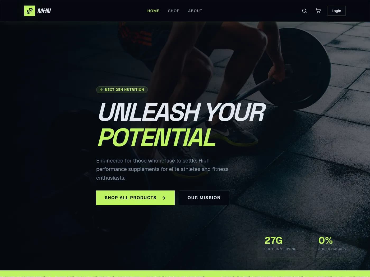MHN Supplements Shop