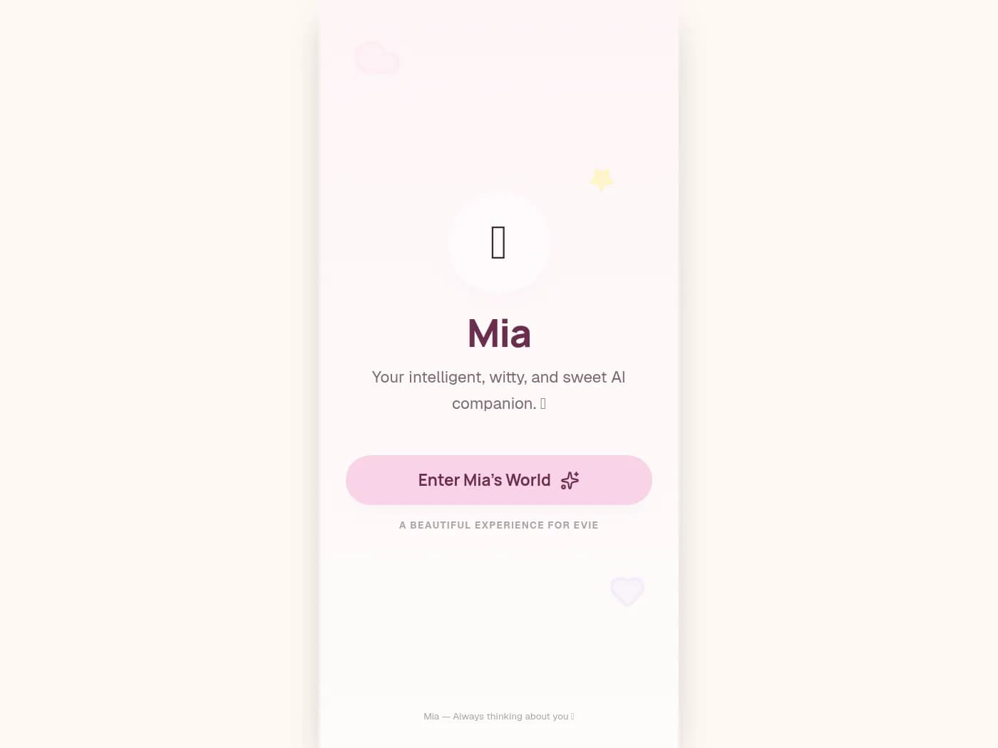 Mia: Cozy AI Companion