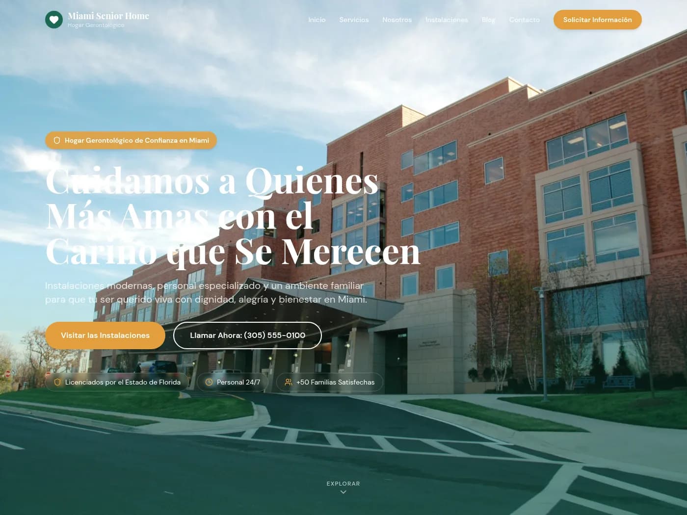 Miami Senior Home Page