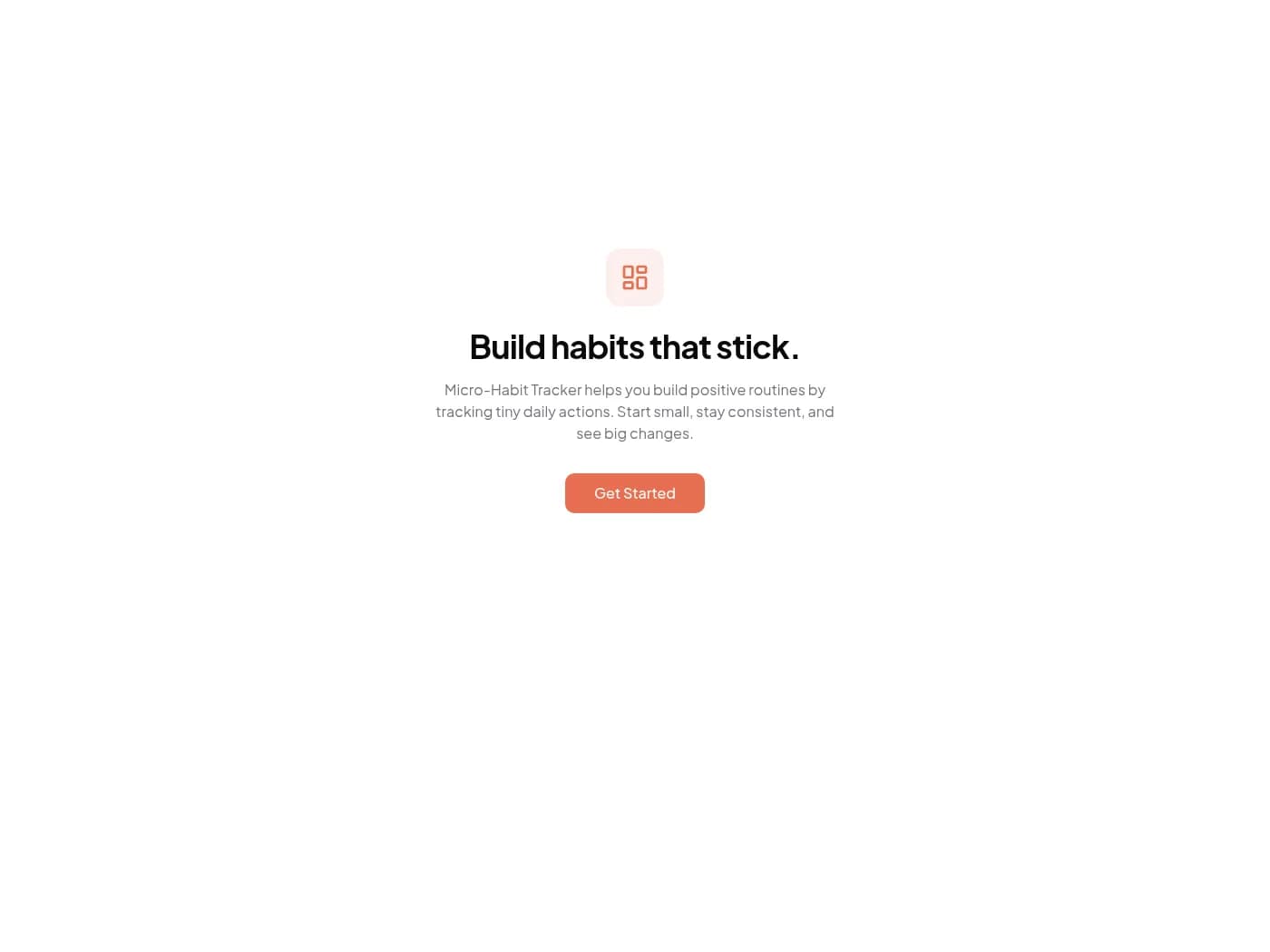 Micro-Habit Tracker MVP