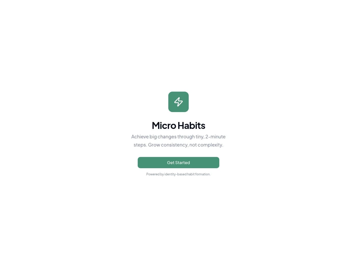Micro Habits Coach