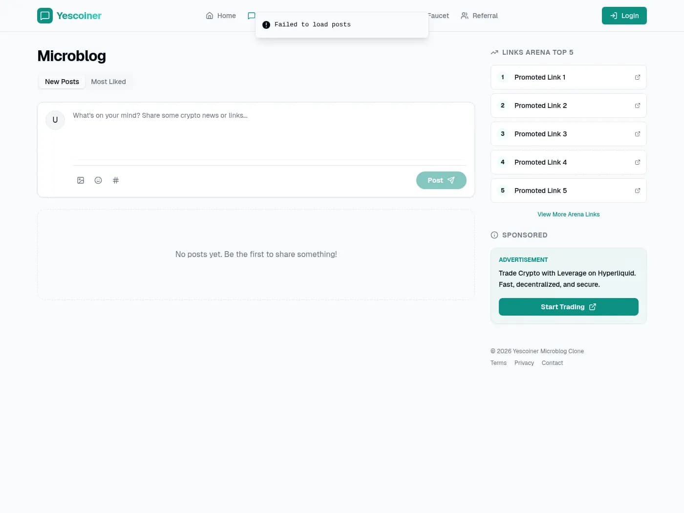 MicroBlog Clone