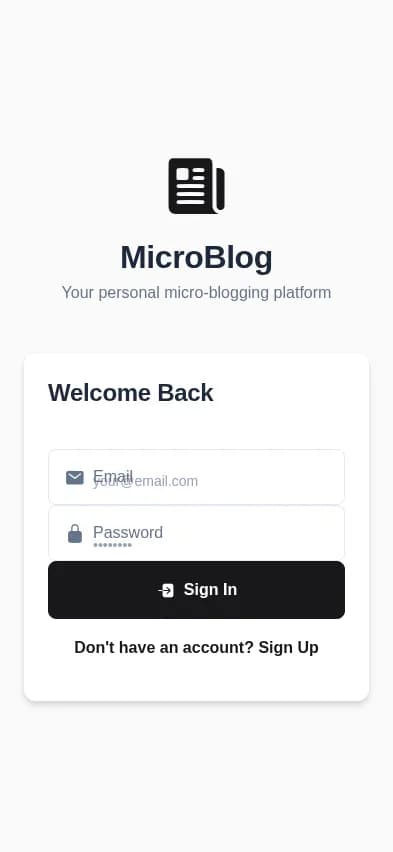 MicroBlog Mobile Studio