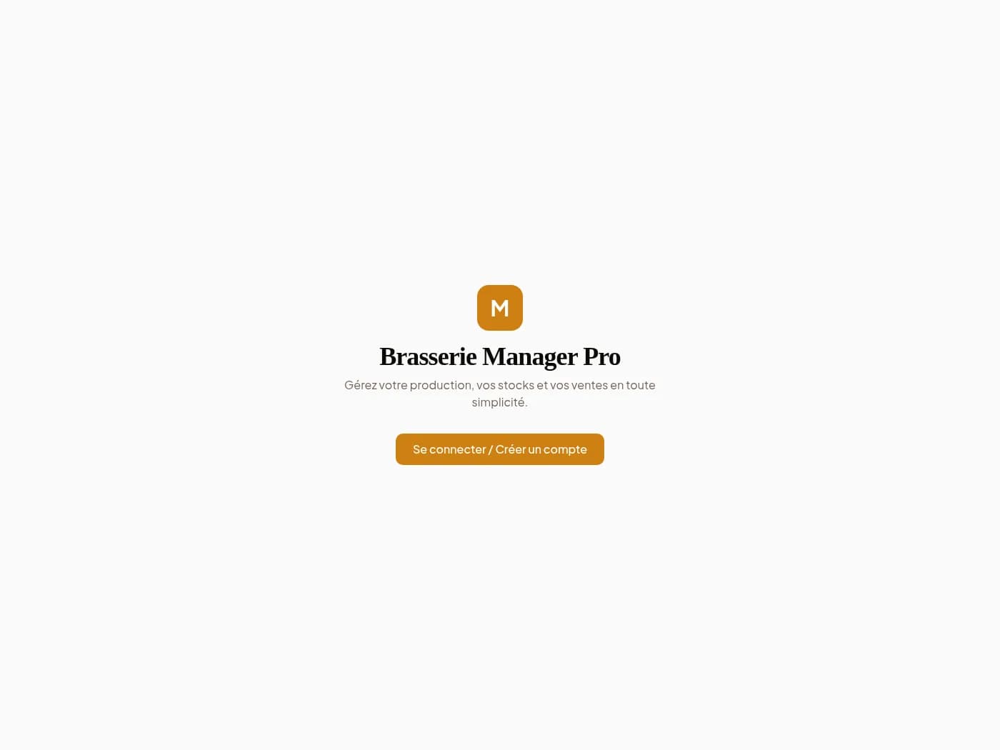Microbrewery Manager Pro