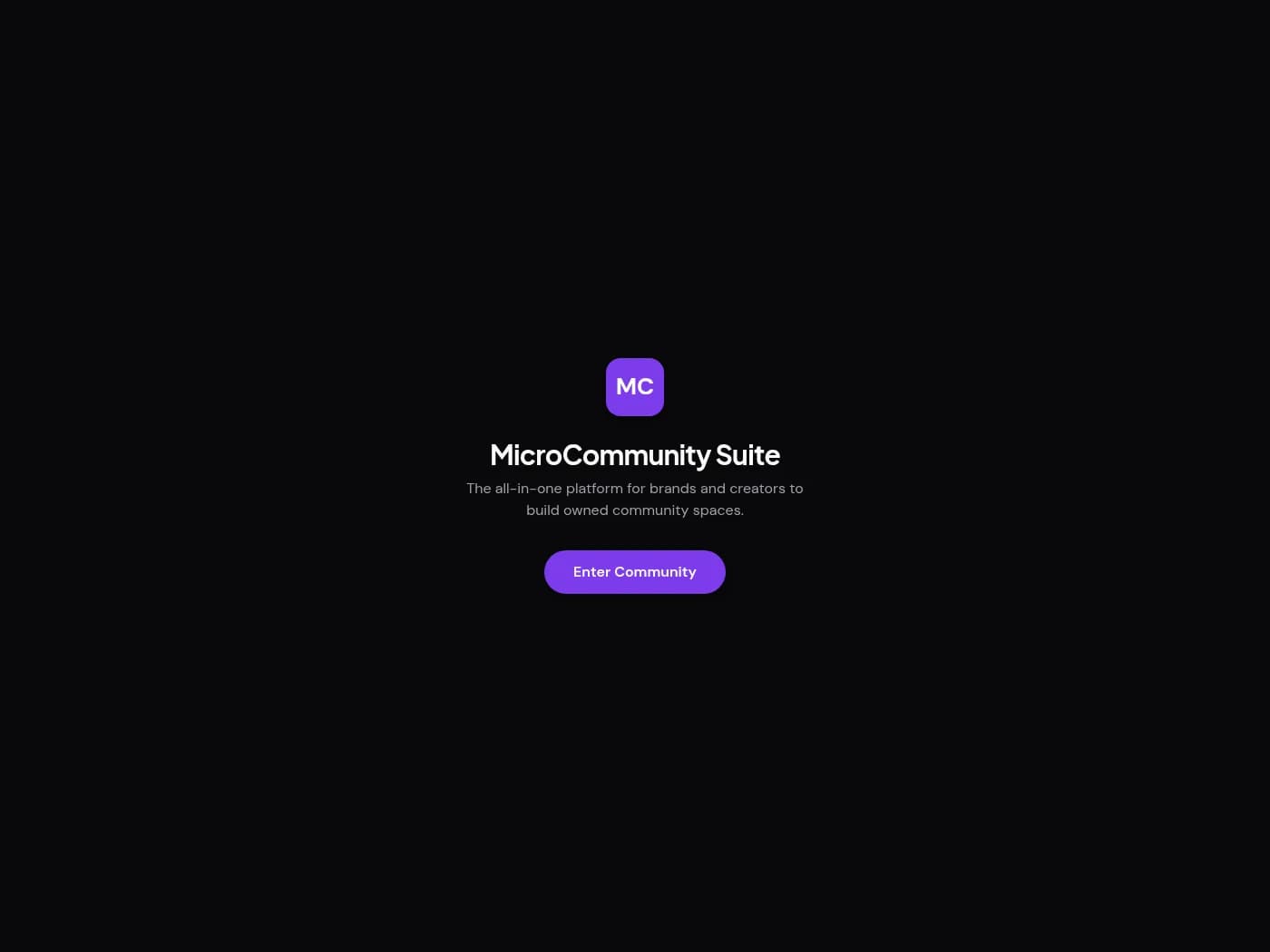 MicroCommunity Suite