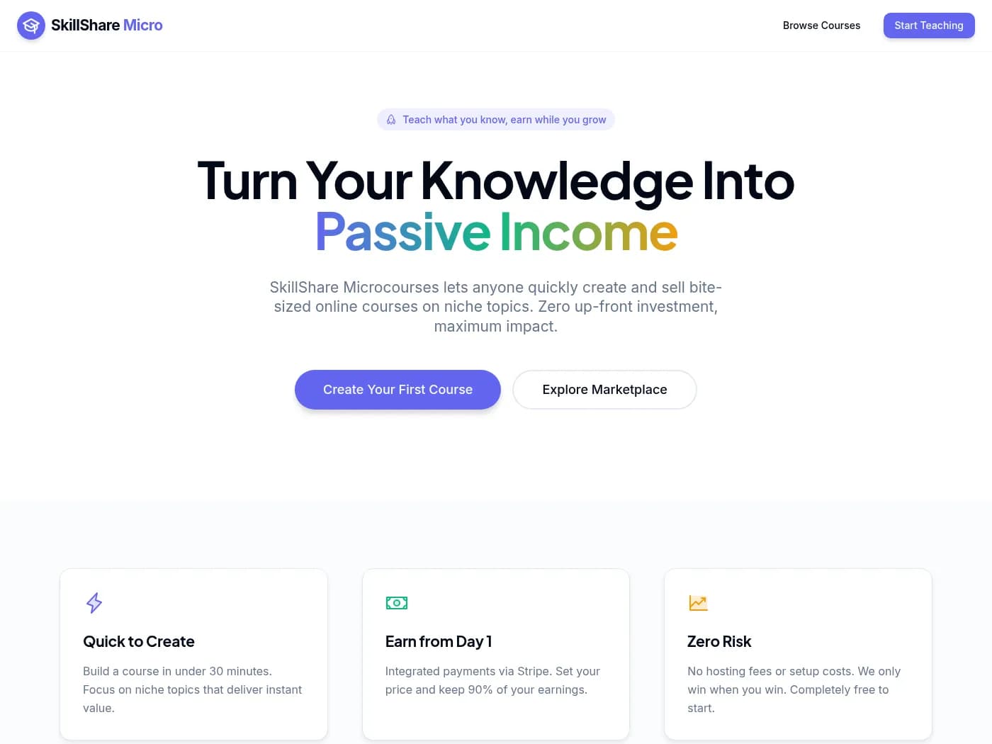 SkillShare Microcourses