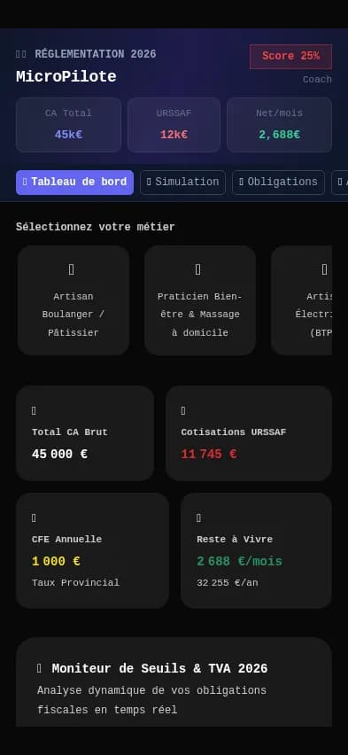 MicroPilote 2026 Mobile