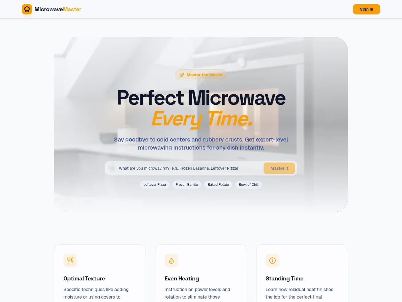 Microwave Meal Master