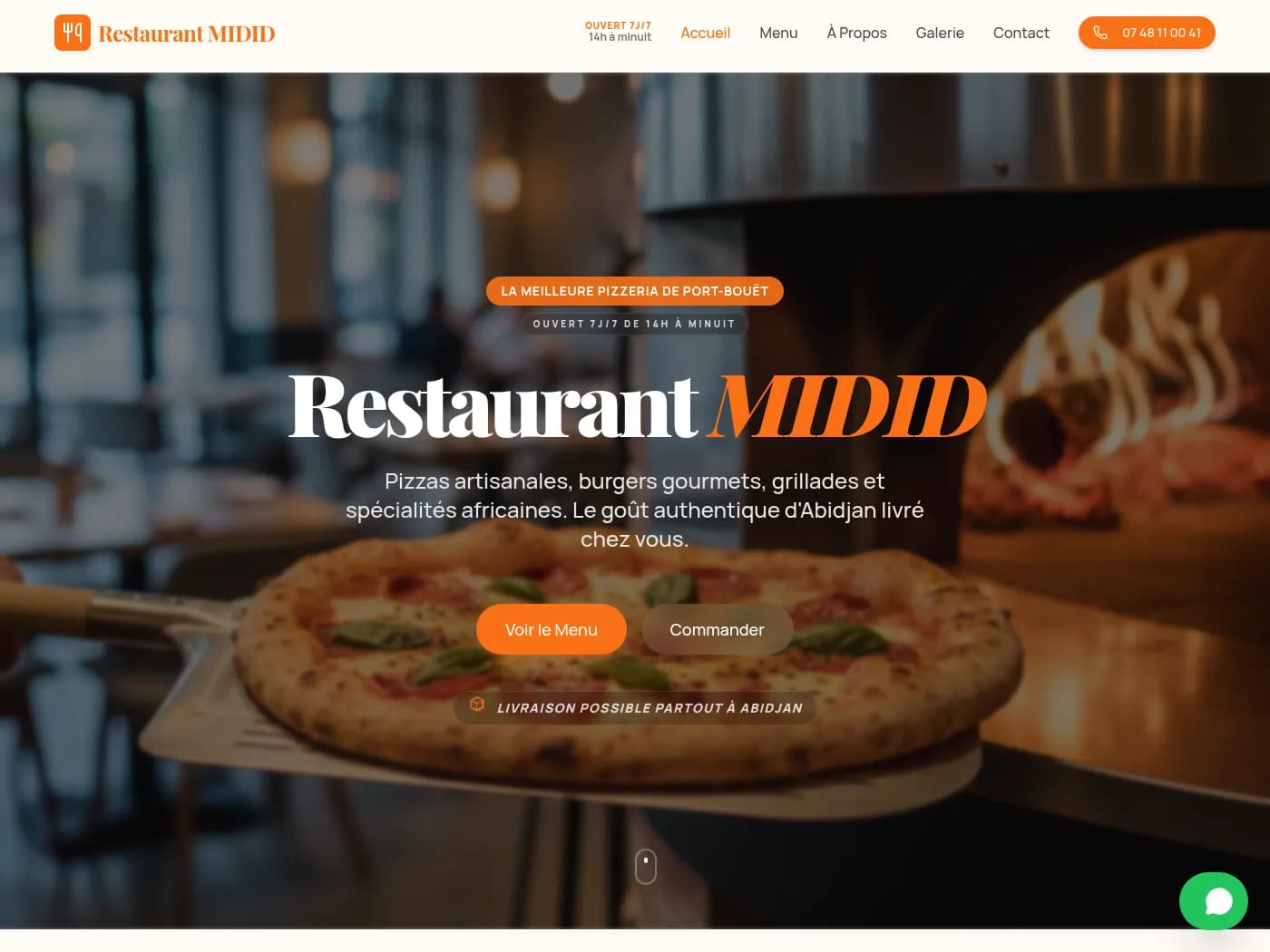 MIDID Restaurant Web Launch