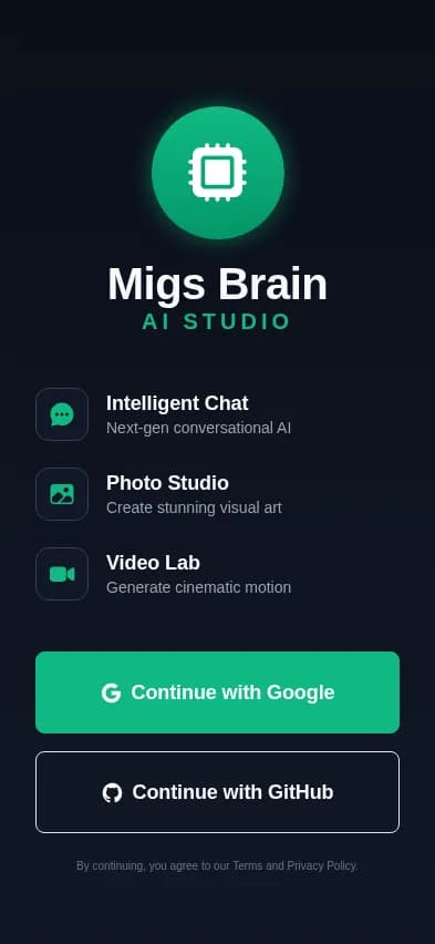 Migs Brain AI Studio