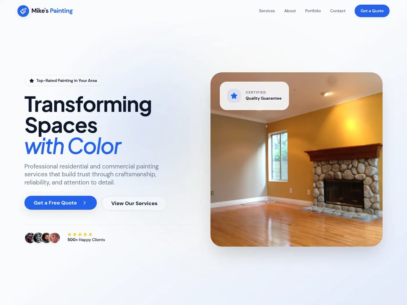 Mike’s Painting Pro Site