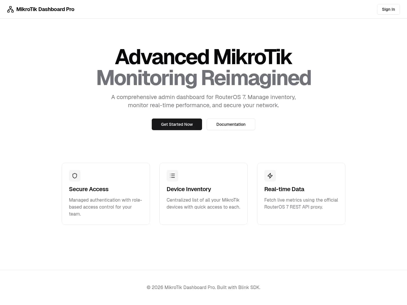 MikroTik Dashboard Pro