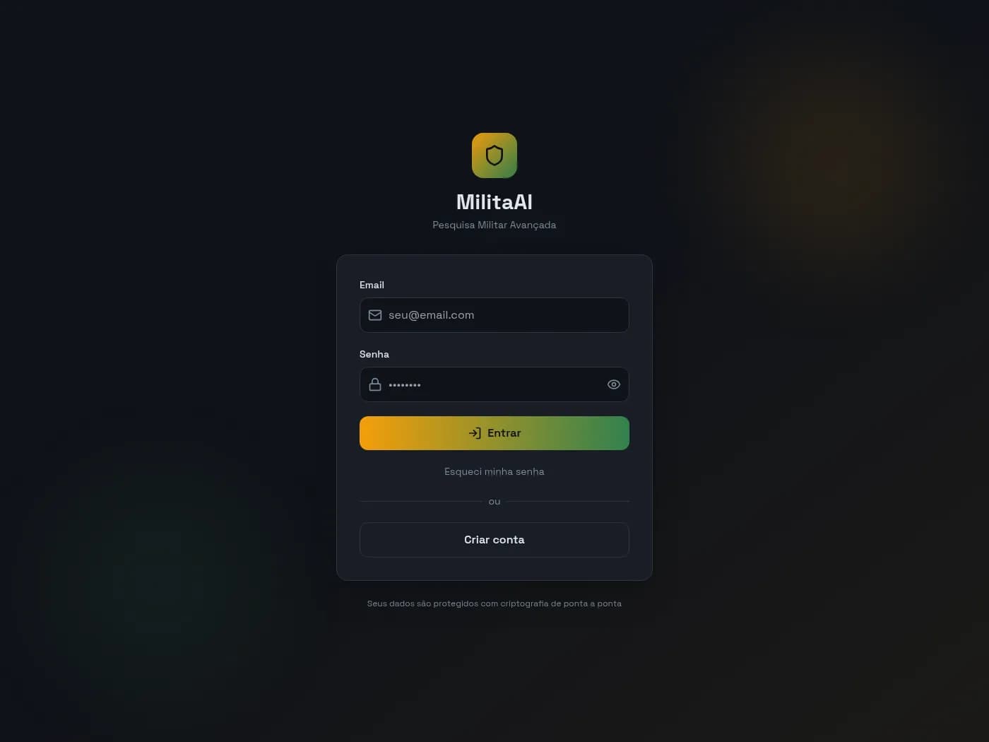MilitaAI Chat Hub