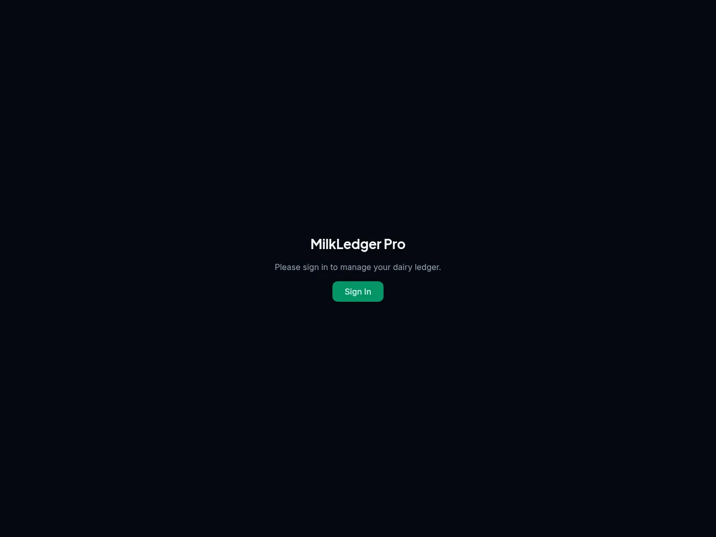 MilkLedger Pro