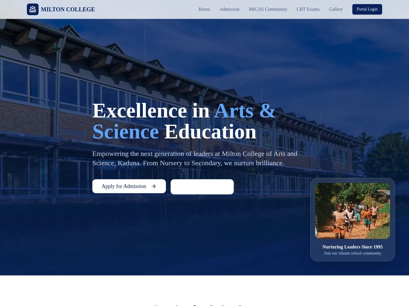 Milton College Portal