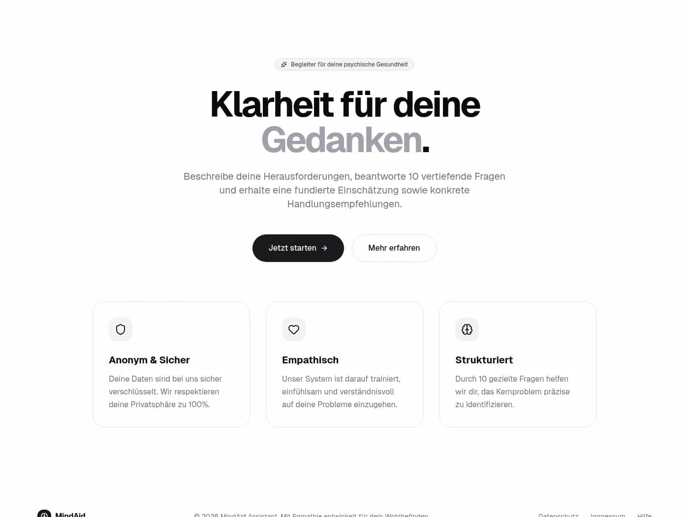 MindAid Assistant