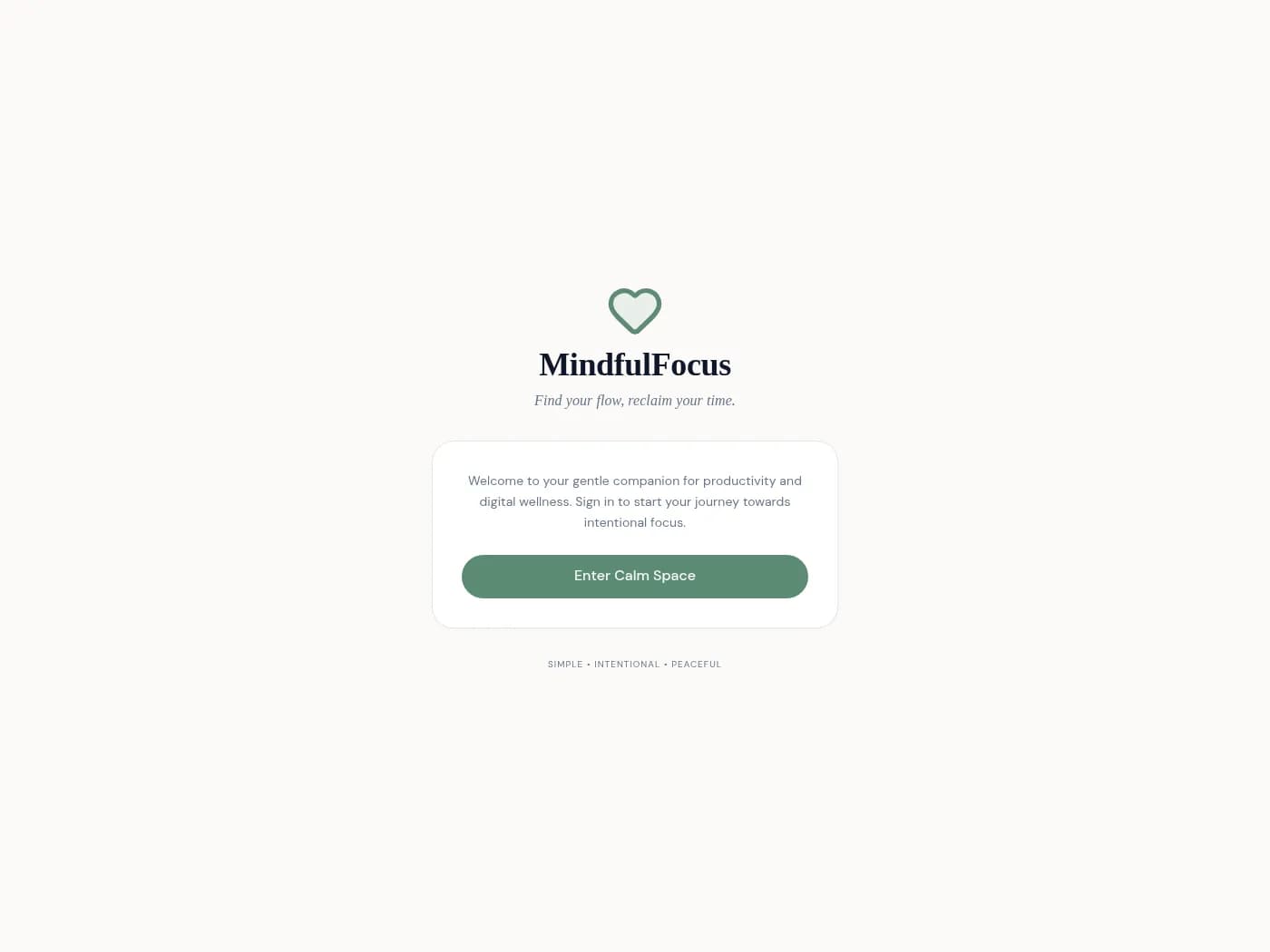 Mindful Focus Tool