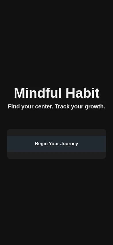 Mindful Habit Tracker