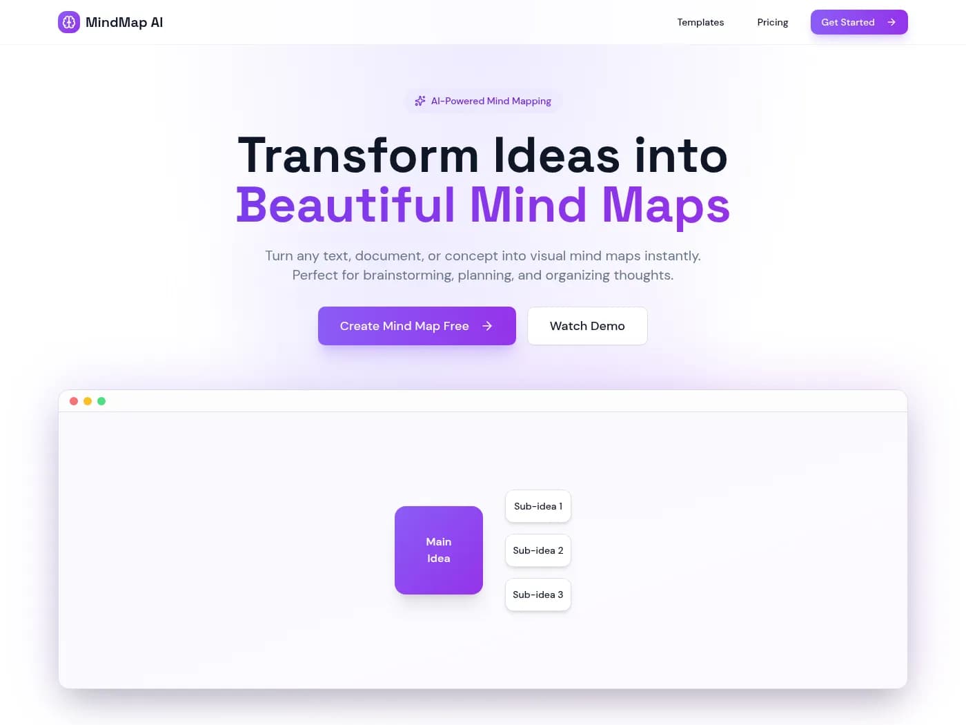 MindMap AI Web