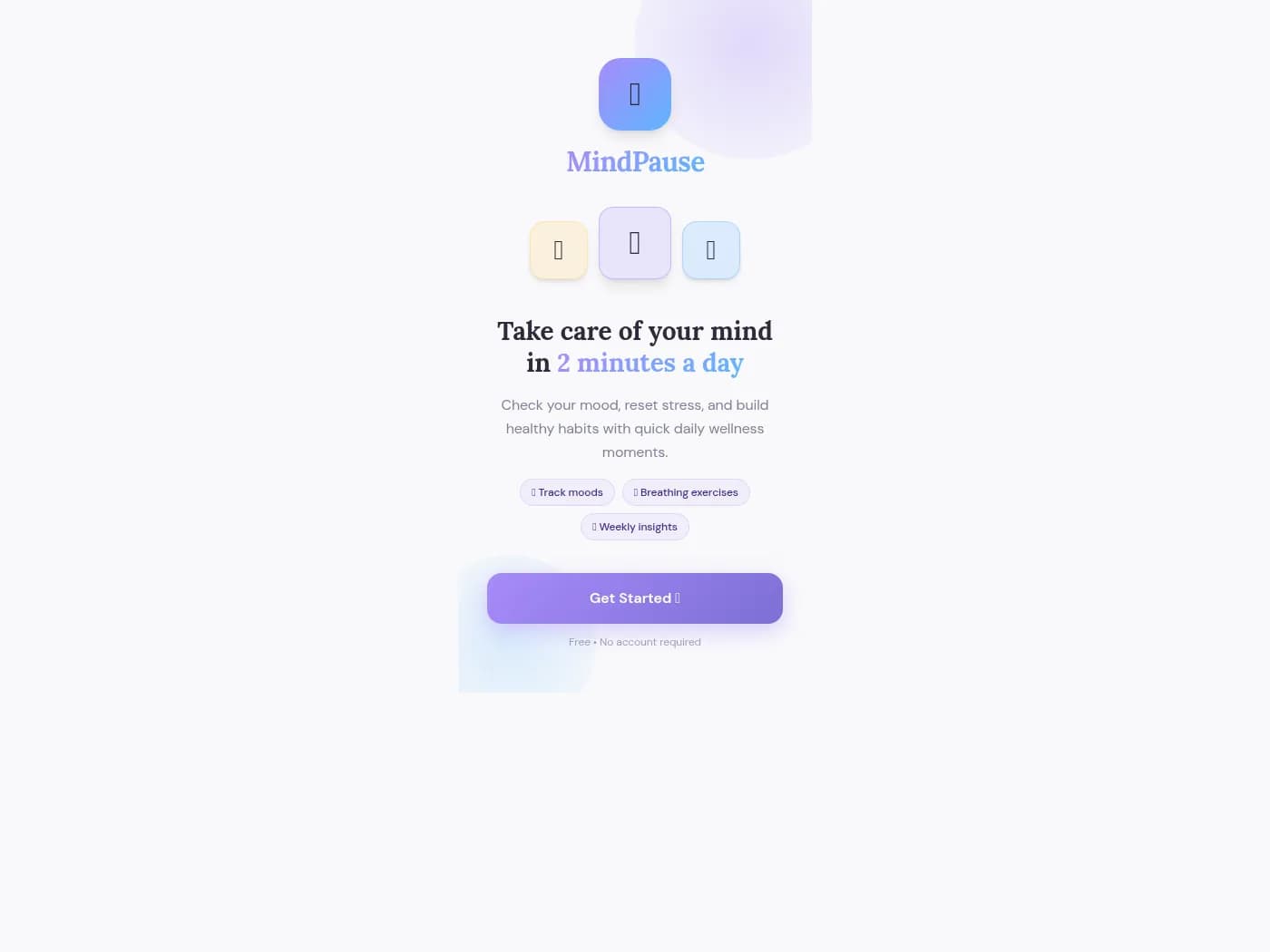 MindPause Wellness App