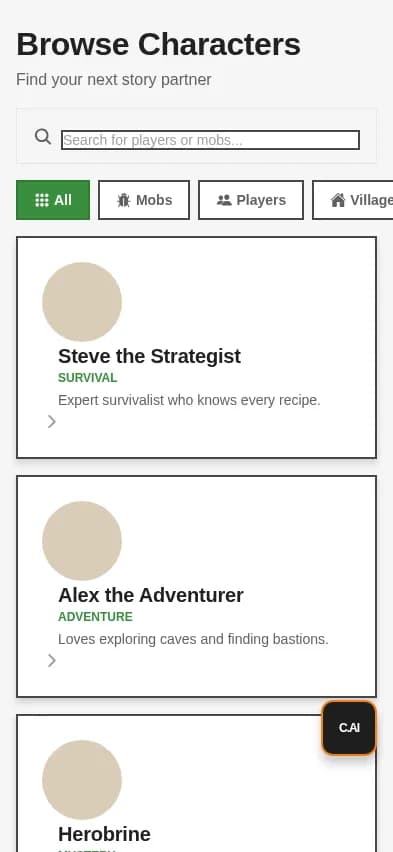 AI Story Companion for Minecraft