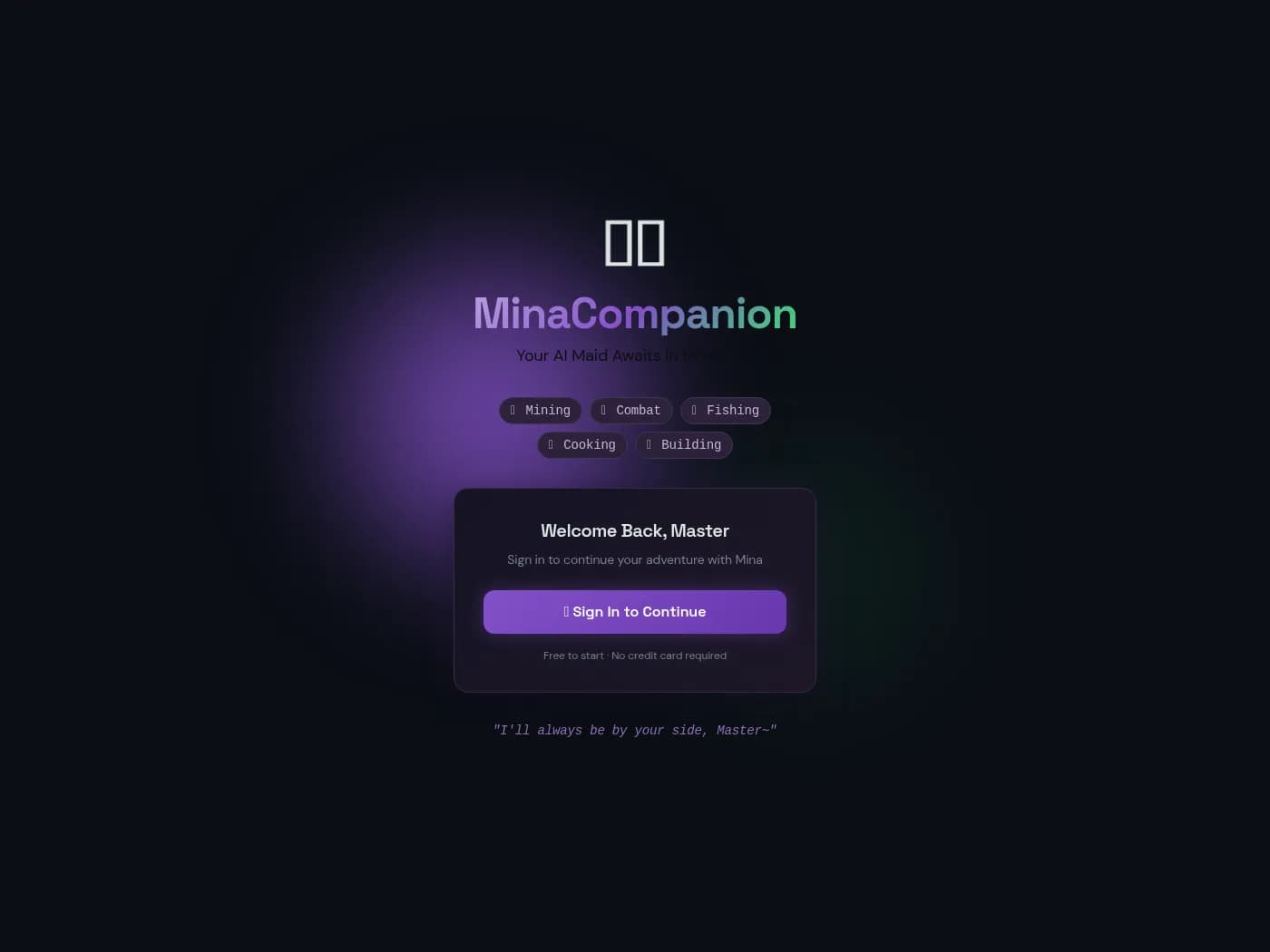 MinaCompanion AI Maid
