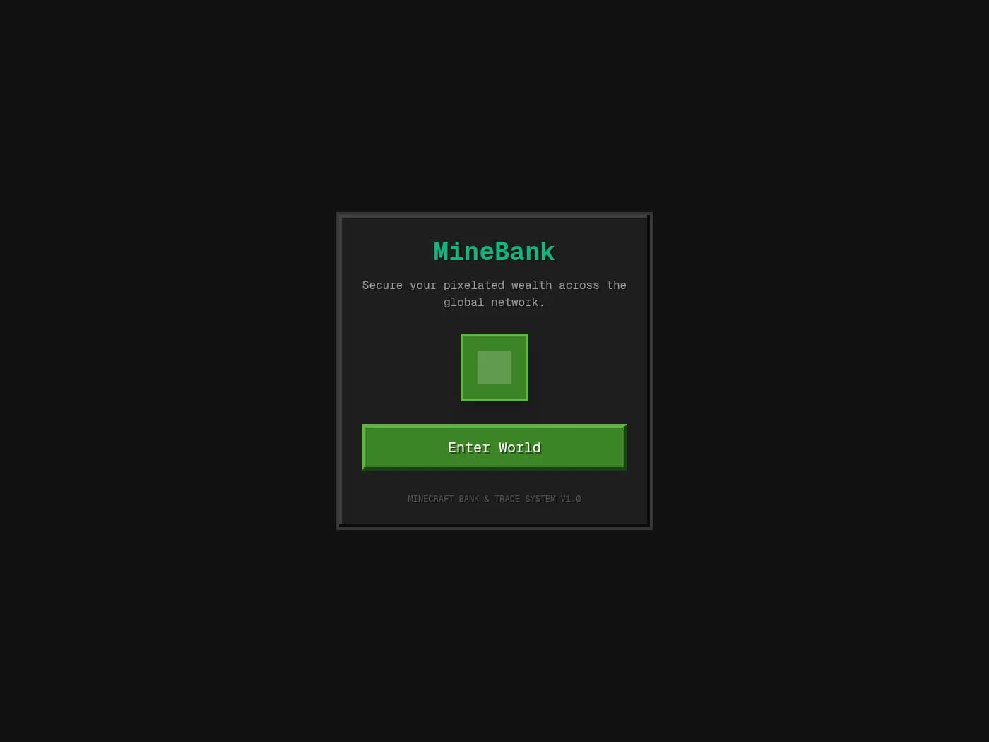 MineBank & Trade System