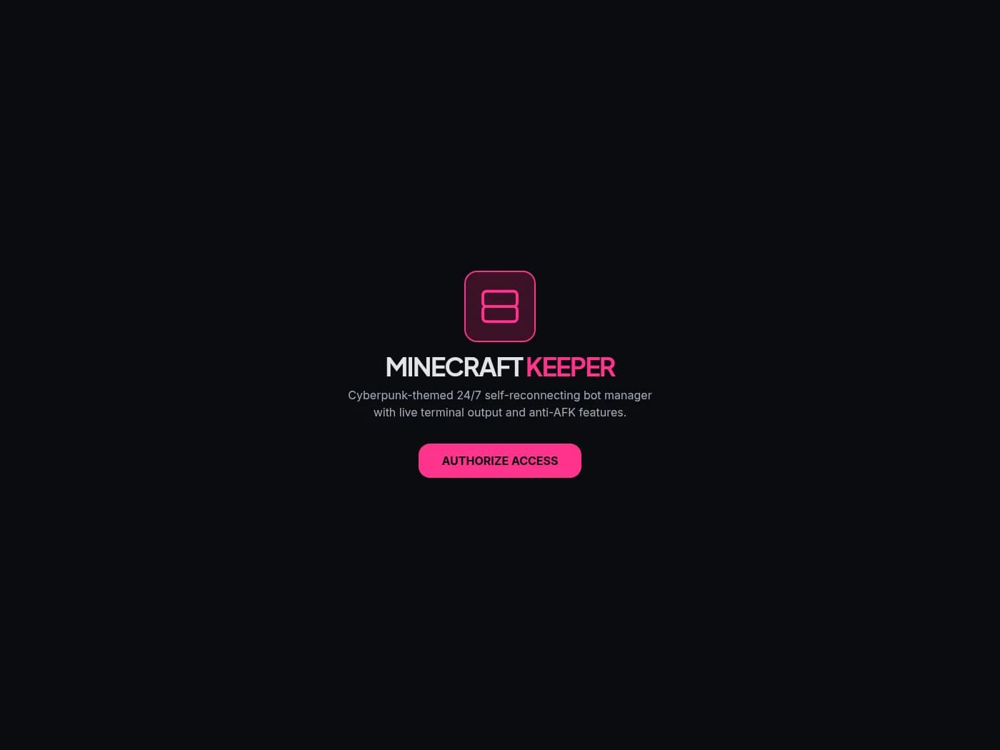 Minecraft Server Keeper