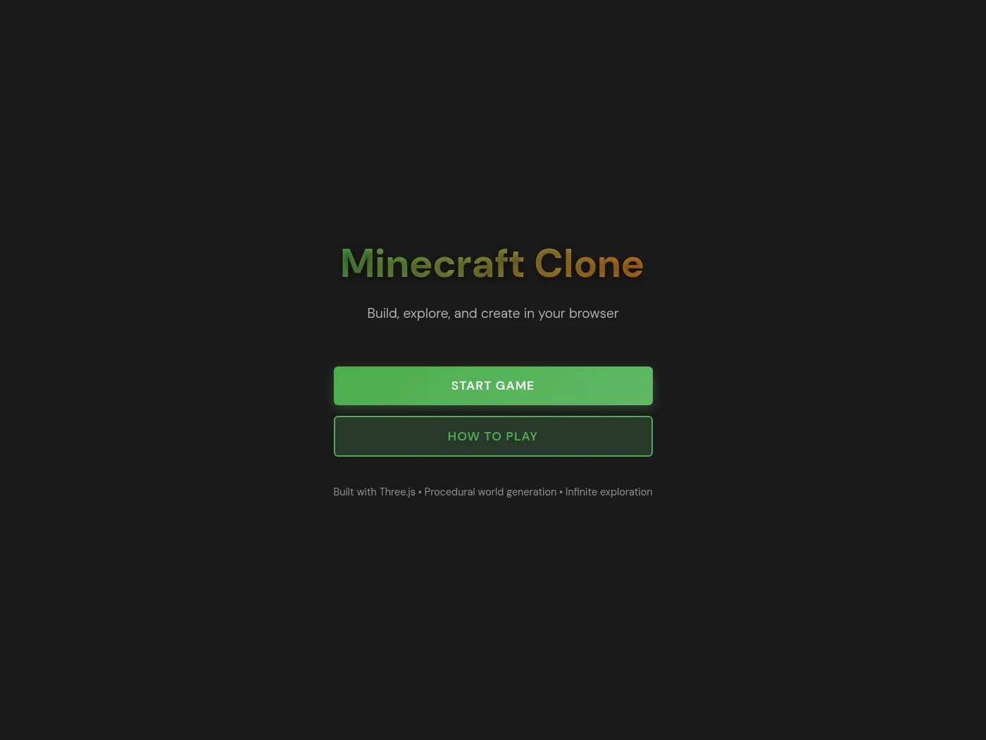 Minecraft Clone