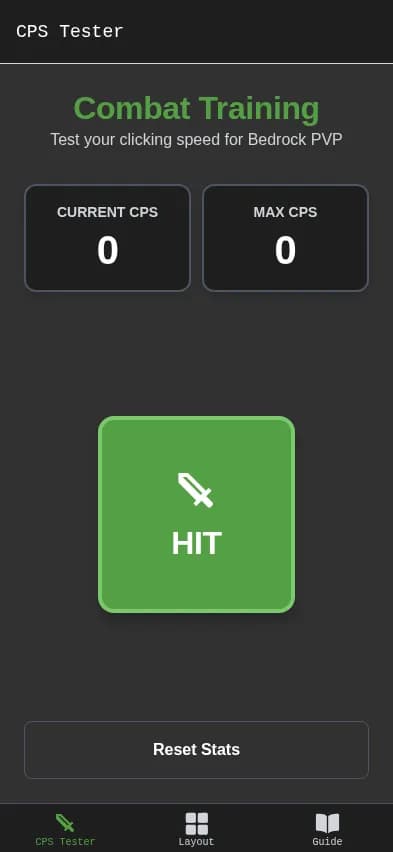 Minecraft Extra Hit Button