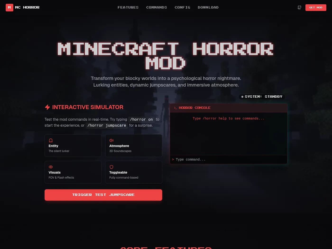 Minecraft Horror Mod