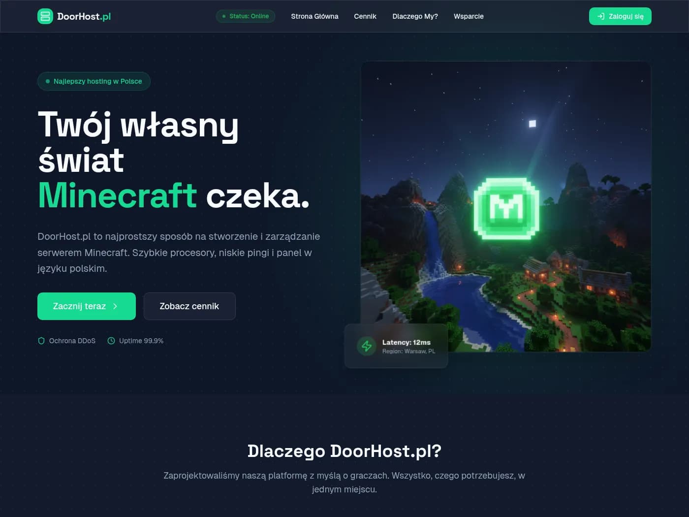 DoorHost Minecraft Hosting