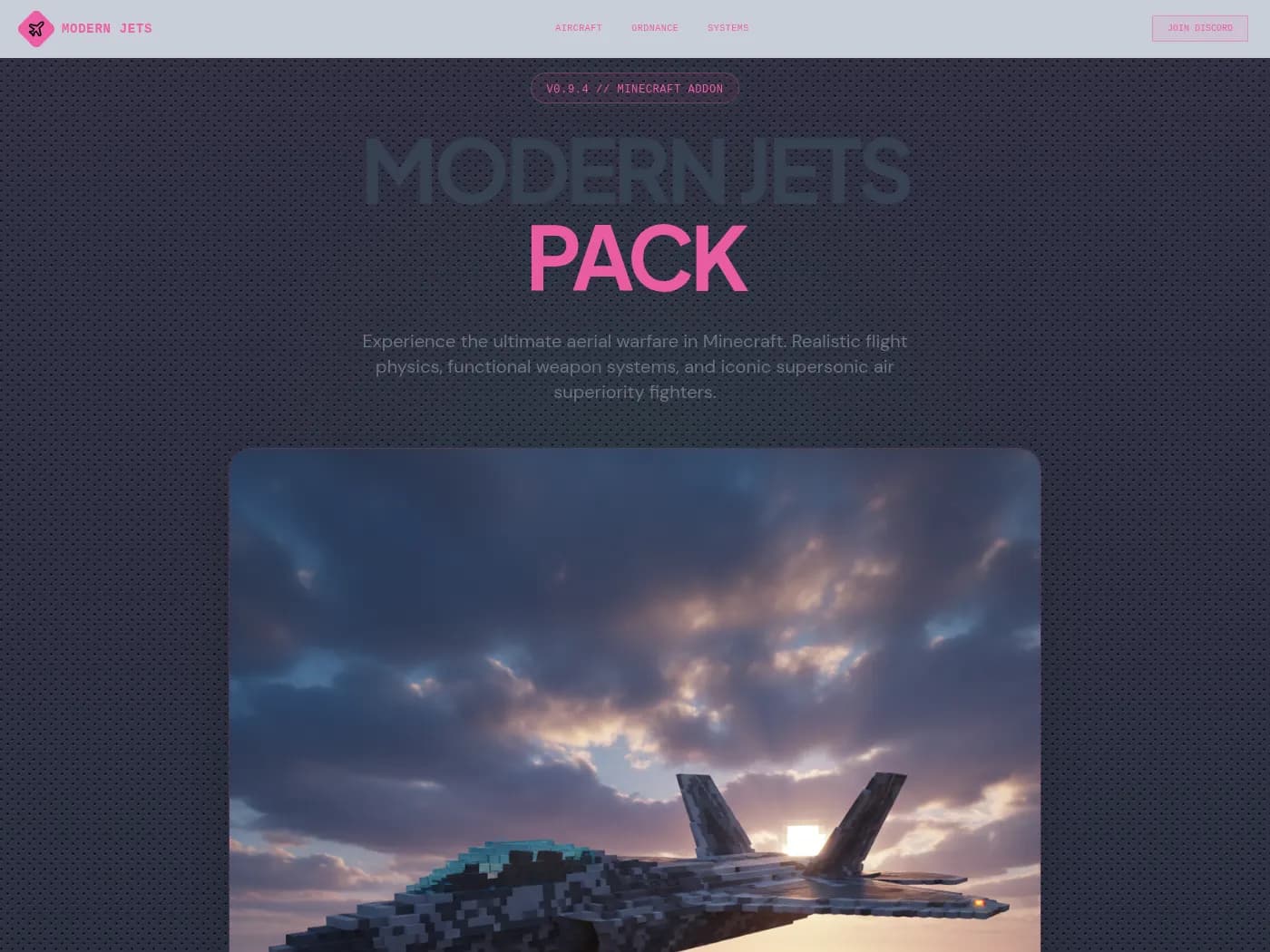 Modern Jets Minecraft Pack