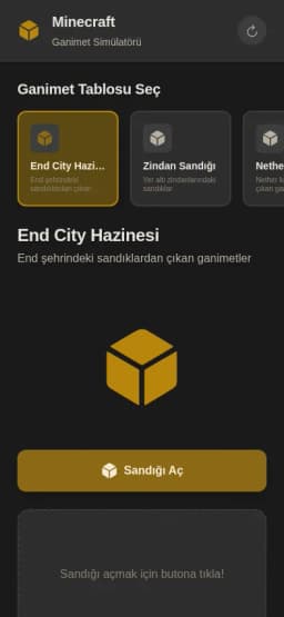 Minecraft Loot Simulator